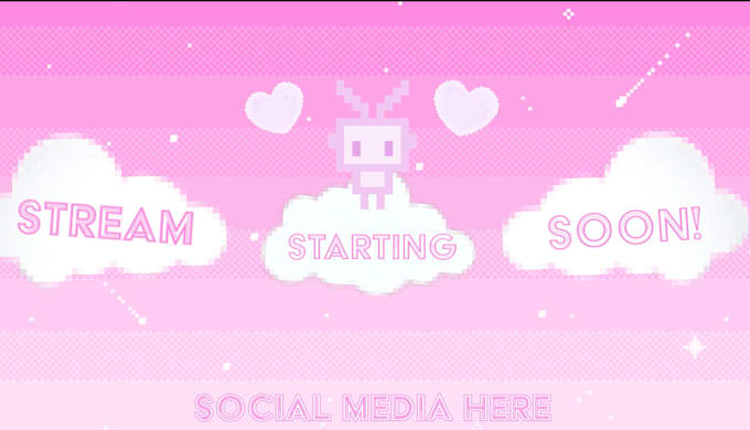 Create a cute pixel art overlay for your stream by Artsyneso | Fiverr