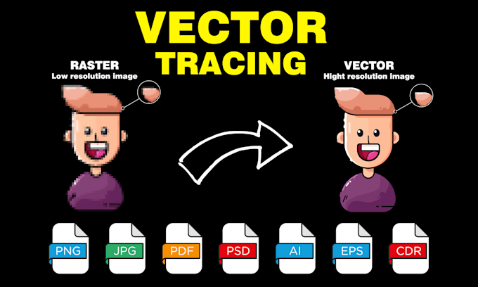 Create perfect vector tracing and manual vectorization by Nikkowa | Fiverr