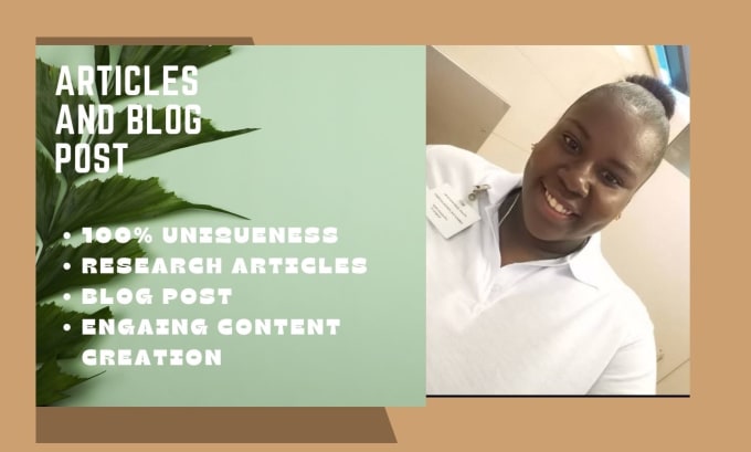 Write captivating blog post and articles by Wittywordamanda | Fiverr Write captivating blog post and articles by Wittywordamanda | Fiverr