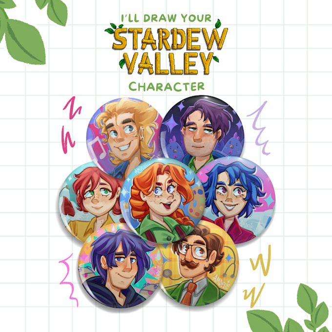 Draw your stardew valley character by Amdelie | Fiverr