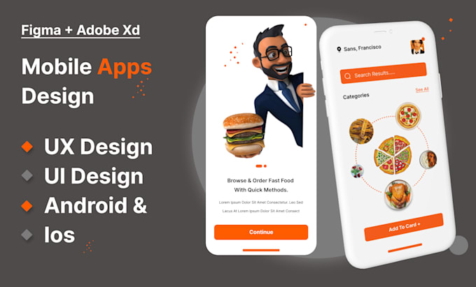 Make ux ui design, mobile ui design, web ui in figma by Shehbaz_ali01 | Fiverr