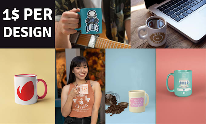 Create cool coffee mug designs for just one dollar by Valentinre | Fiverr