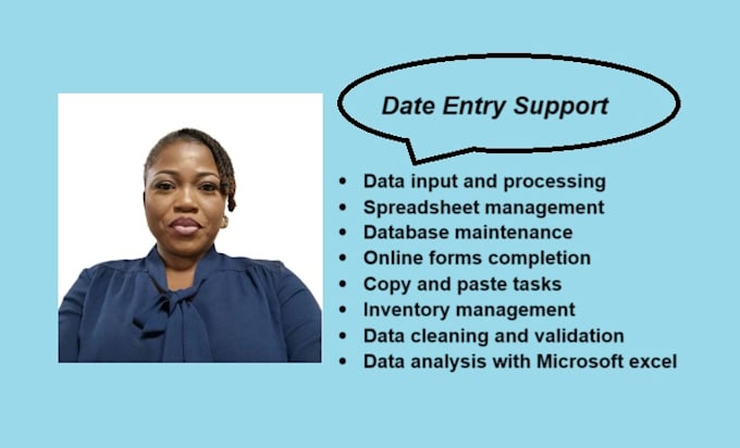 Be your trusted data entry support by Ninazu22 | Fiverr