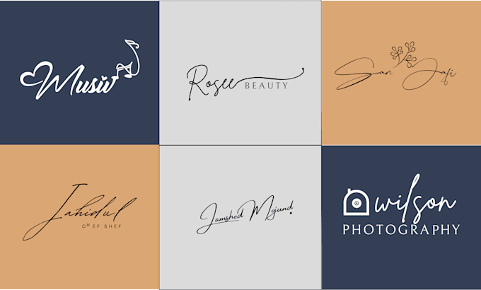 Do professional signature logo design for a unique brand by ...