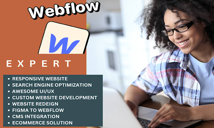 Design a stunning website using webflow by Allisdeve | Fiverr