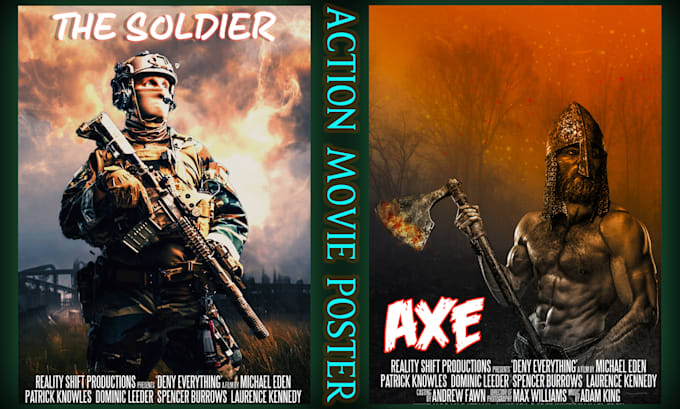 Create amazing action movie posters and film poster by Syed_graphics8 ...