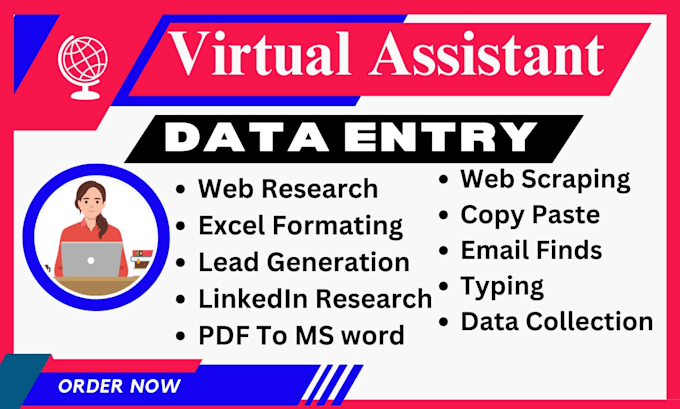 Do excel data entry, copy paste, web research, data collection and typing by Gomas_shel | Fiverr