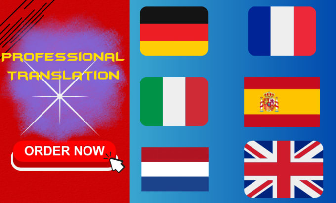 Do English German French Spanish Italian Dutch Translations By