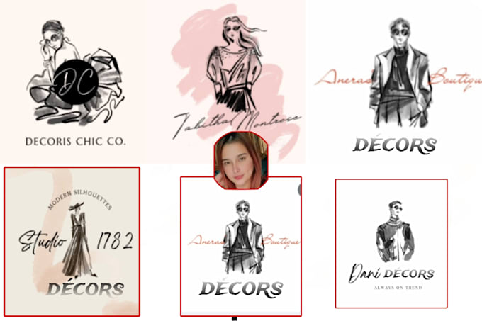 Create a modern botanical brand logo design