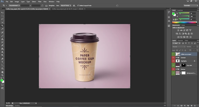 Professional product mockup design in photoshop by Daniealgibran | Fiverr