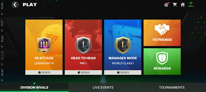 Raise your rank in division rivals ea sport fc mobile by Rikutoteshiki ...