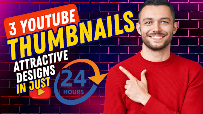 Design different youtube thumbnails in 24 hours by Mrssaeedmemon | Fiverr