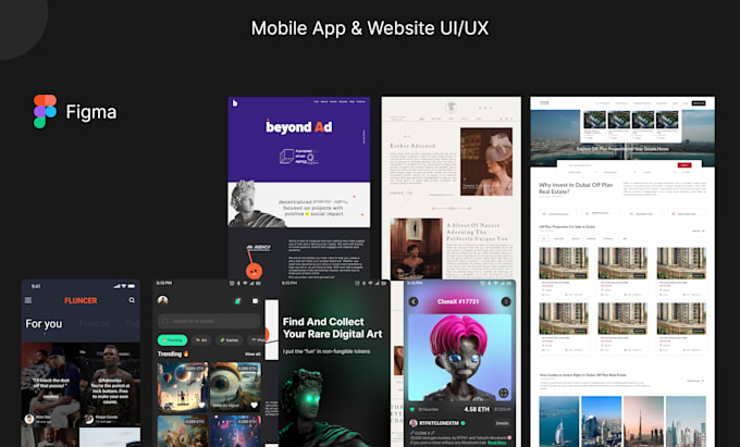 Create stunning figma designs and pixel perfect website ui ux for your project by Kiranironhide ...