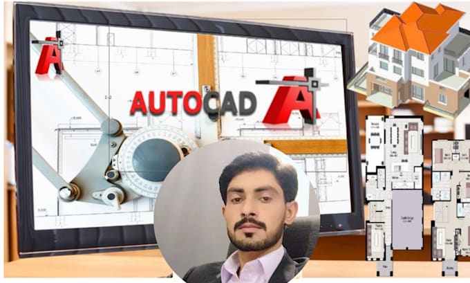 Design autocad 2d floor plan architectural floor plan by Abdultawab1 | Fiverr