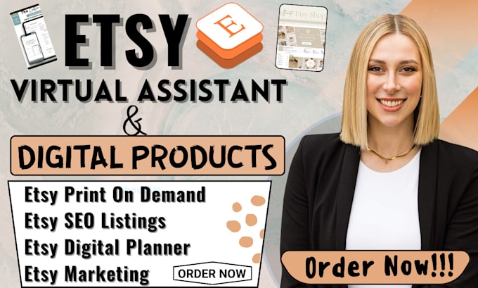 Be your etsy shop manager, etsy virtual assistant, pinterest manager ...