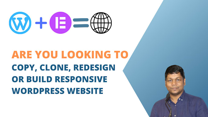 Quickly create, redesign, clone, copy, and build a responsive wordpress website by Shamiul70007 ...