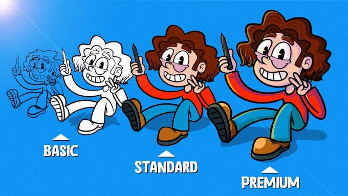 Ilustraciones en estilo cartoon by Javisman22 | Fiverr