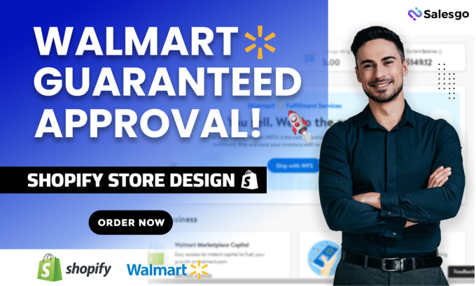 Create a shopify website for walmart account approval in 24 hours by ... Create a shopify website for walmart account approval in 24 hours by ...