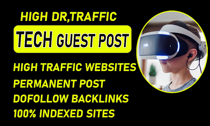 Do tech guest posts with dofollow backlinks by Xohakokab | Fiverr