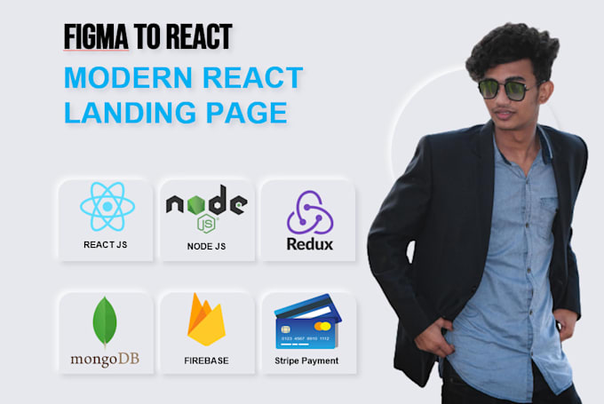 Design figma to html landing page and react by Sujan_2001 | Fiverr