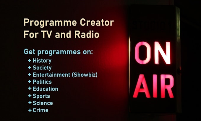 Write scripts for radio and tv programs by Ibrahim_maigida | Fiverr