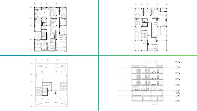 Redraw floor plan, autocad 2d floor plan, architectural floor plan, real estate by Massik | Fiverr