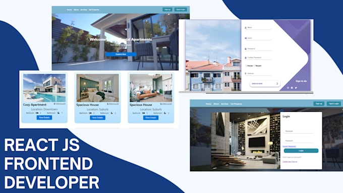 Be Your Frontend Developer Using React Html Css Bootstrap By Ch