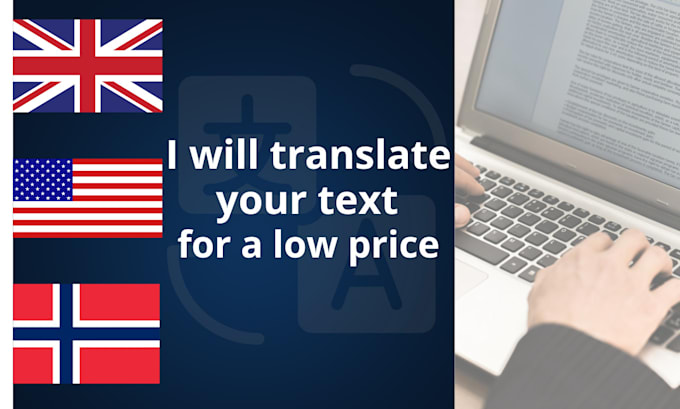 Translate your english text to norwegian text and vice versa by ...