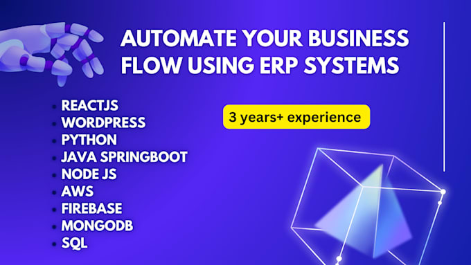 Develop erp systems for your business by Ranuja_perera | Fiverr