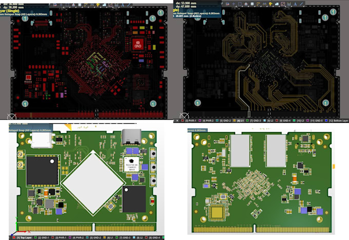 Design high speed and complex pcb in altium, kicad and proteus by ...