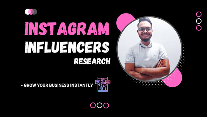 Provide top instagram influencers list by Raaj_marketer | Fiverr