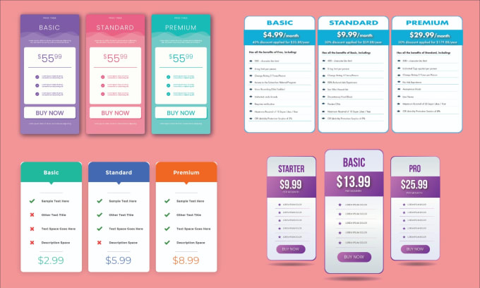 Create responsive html pricing table, price list comparison chart by ... Create responsive html pricing table, price list comparison chart by ...