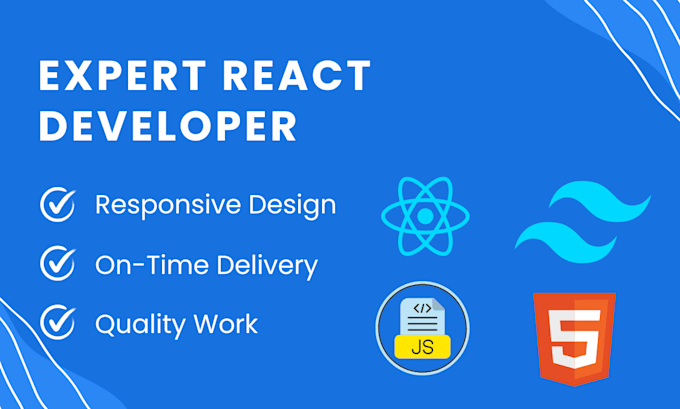 Be your expert frontend developer using react, html, css, and javascript by Waqasktk0303 | Fiverr