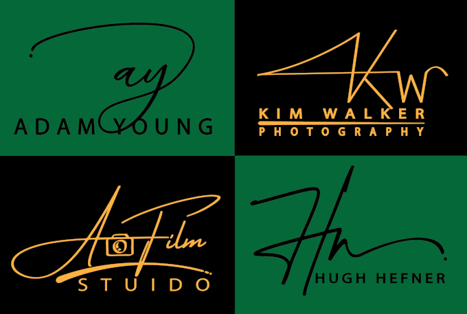 Design modern and professional signature logo by Labid20 | Fiverr