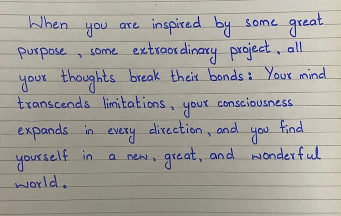 Do hand written assignments for you by Ishamuzaffar_ | Fiverr