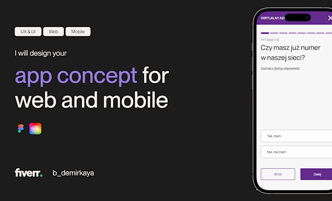 Design your app concept for web and mobile by B_demirkaya | Fiverr