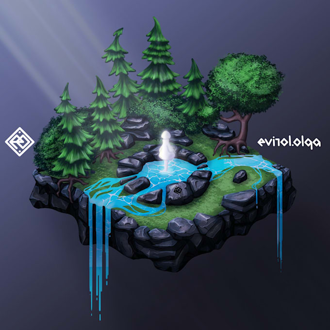 Create 2d isometric objects for your game by Olga_evirol | Fiverr