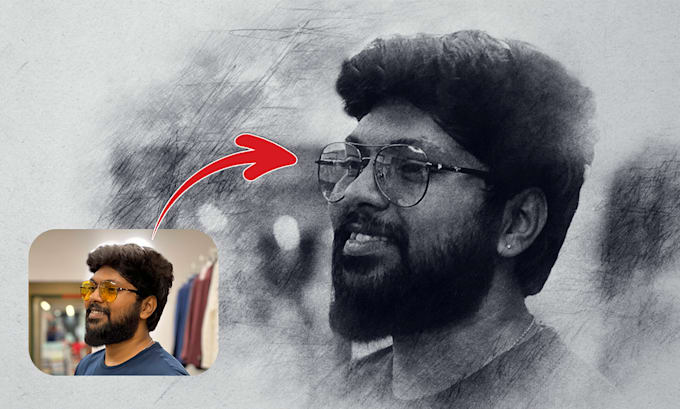 Make realistic animated pencil sketch video by Raghuldesigner | Fiverr