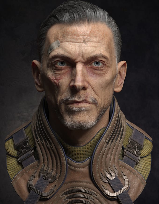 Unreal engine 4,5 game character 3d game character 4k, 8k, 3d character ...