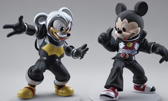 3d toy sculpting, 3d figurine model, 3d character, action toy figure ...