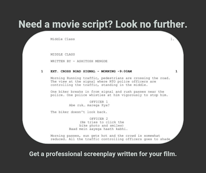 Write hindi or english fictional stories and scripts by Ashuashutoshm ...