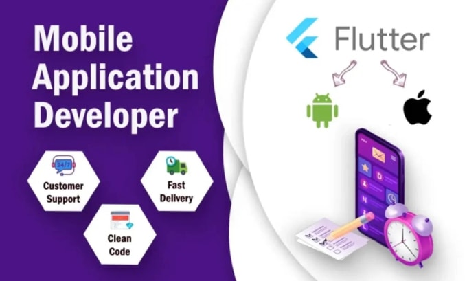 Do Unique Custom Flutter Mobile App Development Flutter Developer By Vaaniawork Fiverr