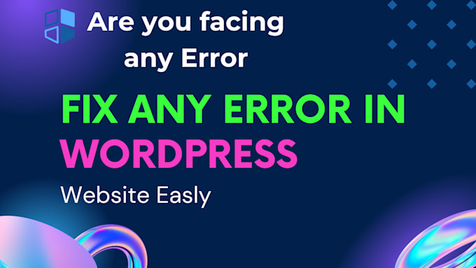 Fix any wordpress issues and errors by Saikmahmud | Fiverr Fix any wordpress issues and errors by Saikmahmud | Fiverr