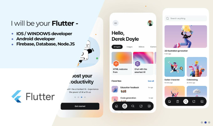 Develop custom ios and android mobile app using flutter by Webdayalu ... Develop custom ios and android mobile app using flutter by Webdayalu ...