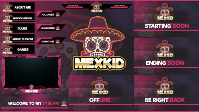Create awesome twitch overlay, stream overlay, twitch emotes ...