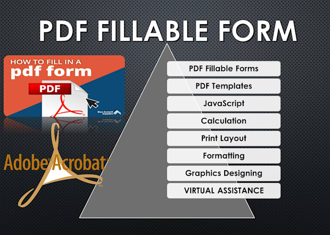 Microsoft word and adobe acrobat fillable form by Gillani467 | Fiverr