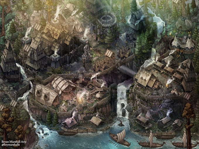 Make custom dnd maps for your campaign by Hannahsbootyuwu | Fiverr