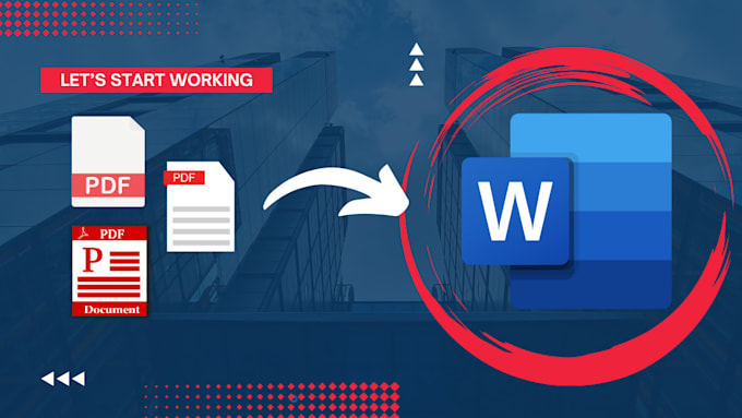 Convert your pdf and text images into editable ms word by Anmolnasi ...