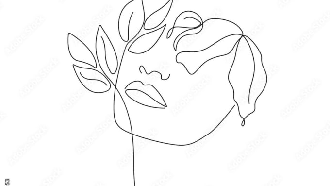 Draw unique one line art, minimalist line art, vector line art ...