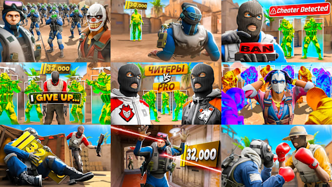 Design unskippable cs2 youtube thumbnails like top creators by Revoklfg ...